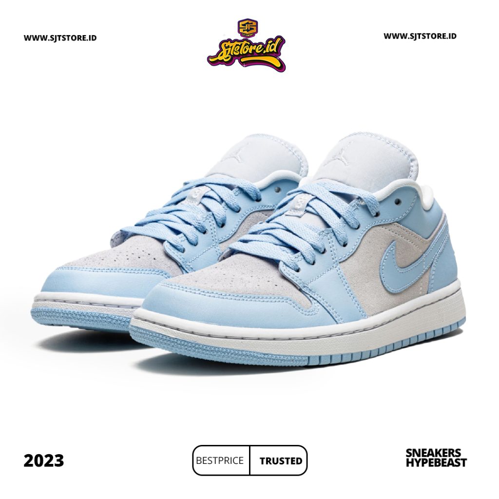 Air Jordan 1 Low Football Grey Aluminum - SJTSTORE